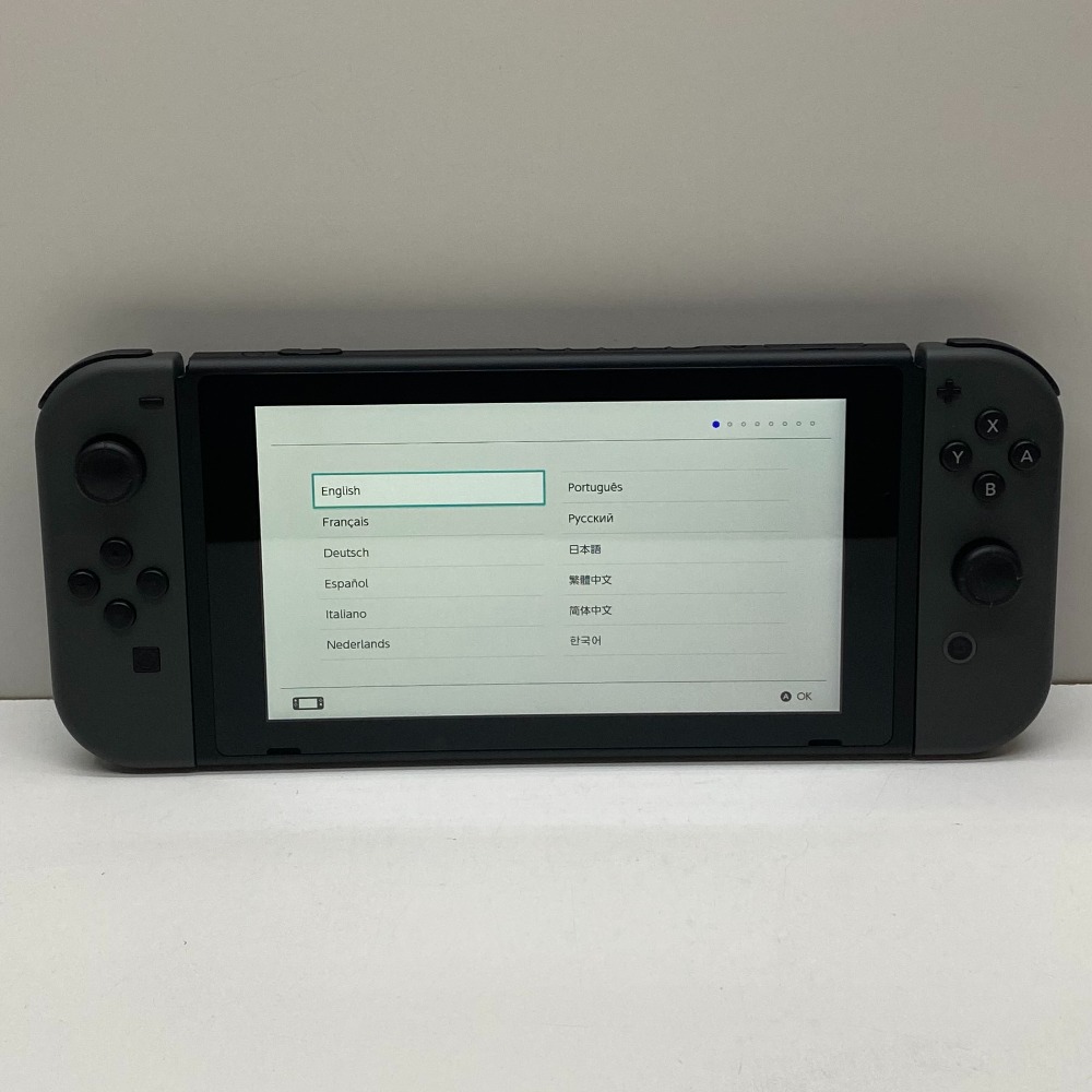 Pre-owned Nintendo Switch Console with Grey Joy Cons 32GB Boxed - Own4Less